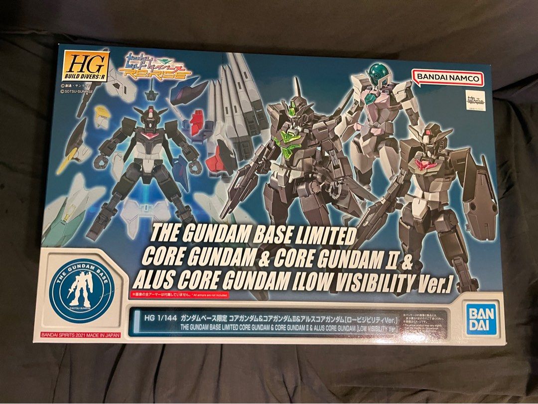 HG 1/144 Core gundam & Core gundam il & Alus Core gundam (Low visibility ver.), 興趣及遊戲, 玩具 & 遊戲類 ...