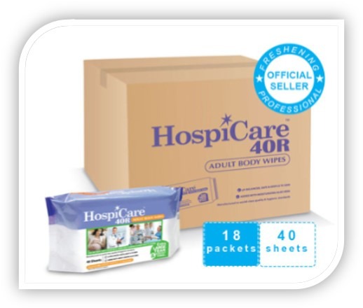 Hospicare 40R adult body wipe, Beauty & Personal Care, Sanitary Hygiene ...