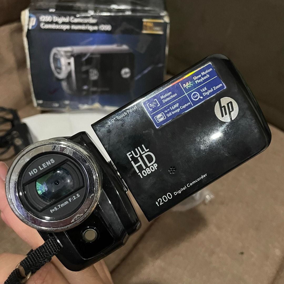 HP T200 DIGITAL CAMCORDER, Photography, Video Cameras on Carousell