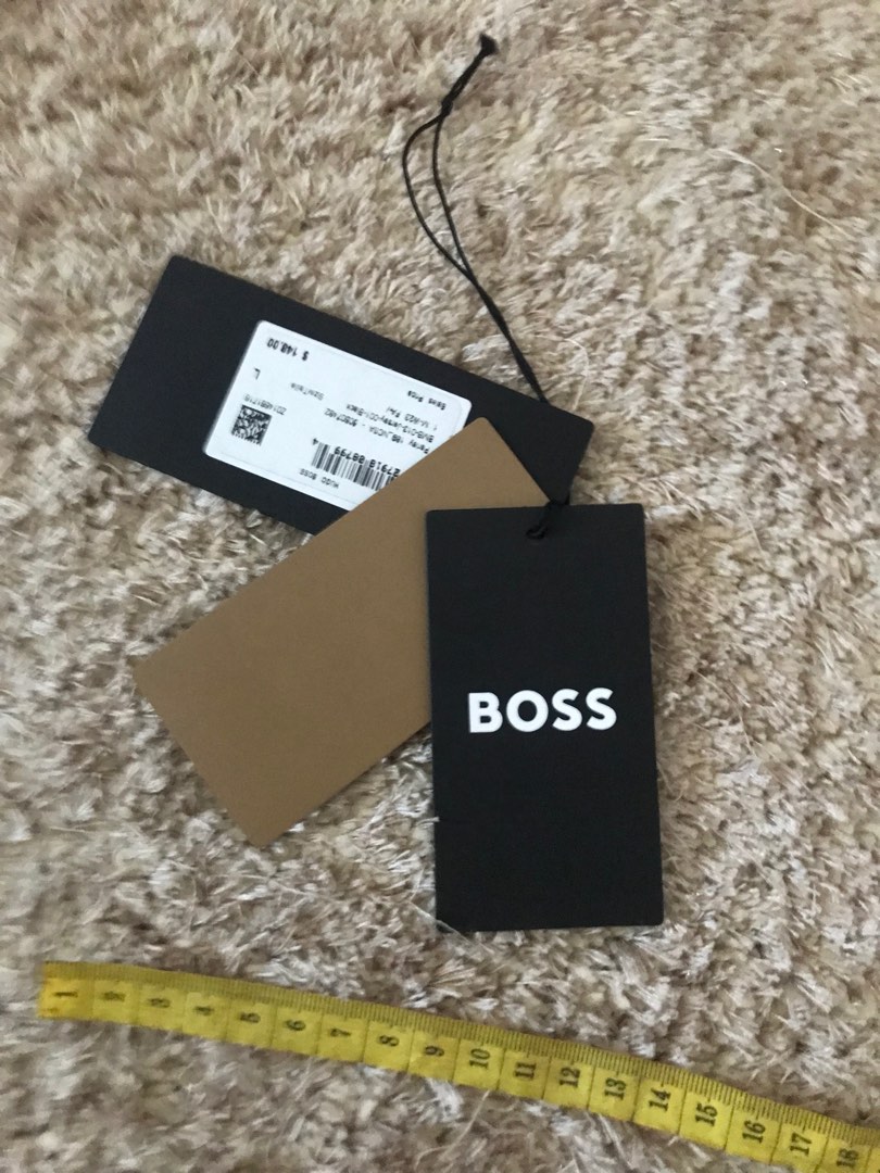 HUGO BOSS TAG PRICE LABEL CARD NEW AUTHENTIC NEW STOK SATUAN, Buku ...
