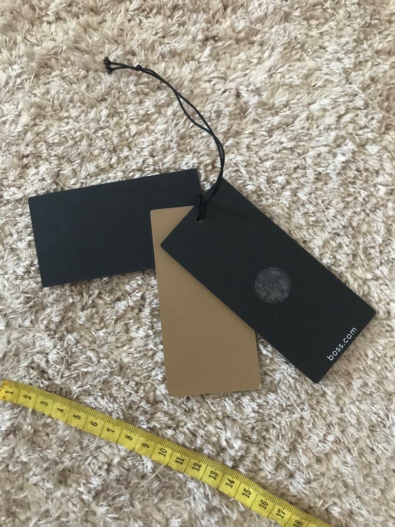 HUGO BOSS TAG PRICE LABEL CARD NEW AUTHENTIC NEW STOK SATUAN, Buku ...