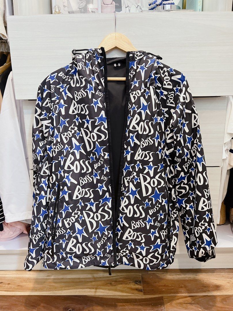 Hugo Boss X Justin Teodoro reversible jacket XXL, Men's Fashion, Coats ...