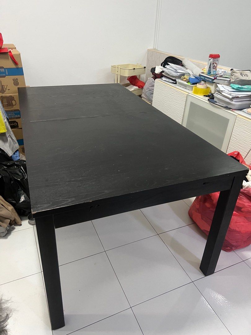 Ikea table extendable, Furniture & Home Living, Furniture, Tables ...