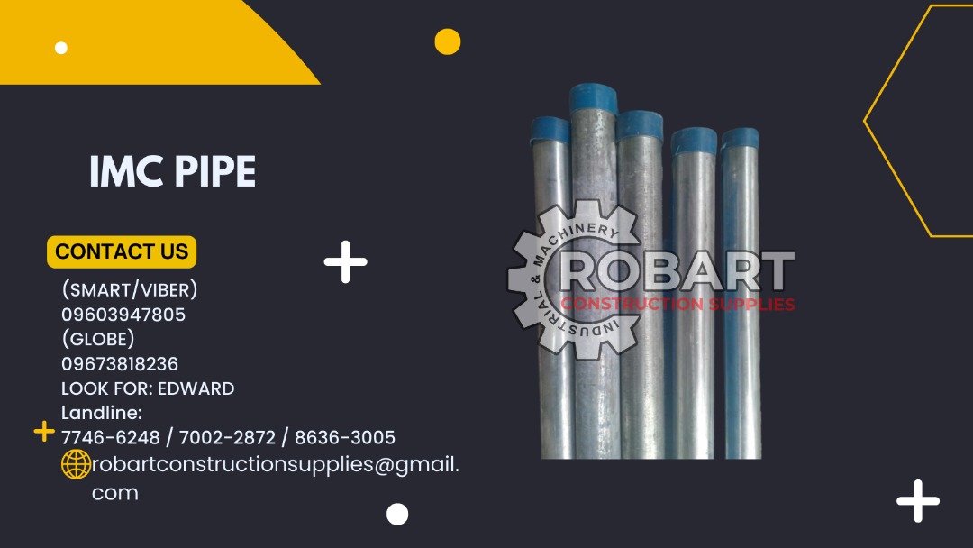 IMC PIPE, Commercial & Industrial, Construction & Building Materials on ...