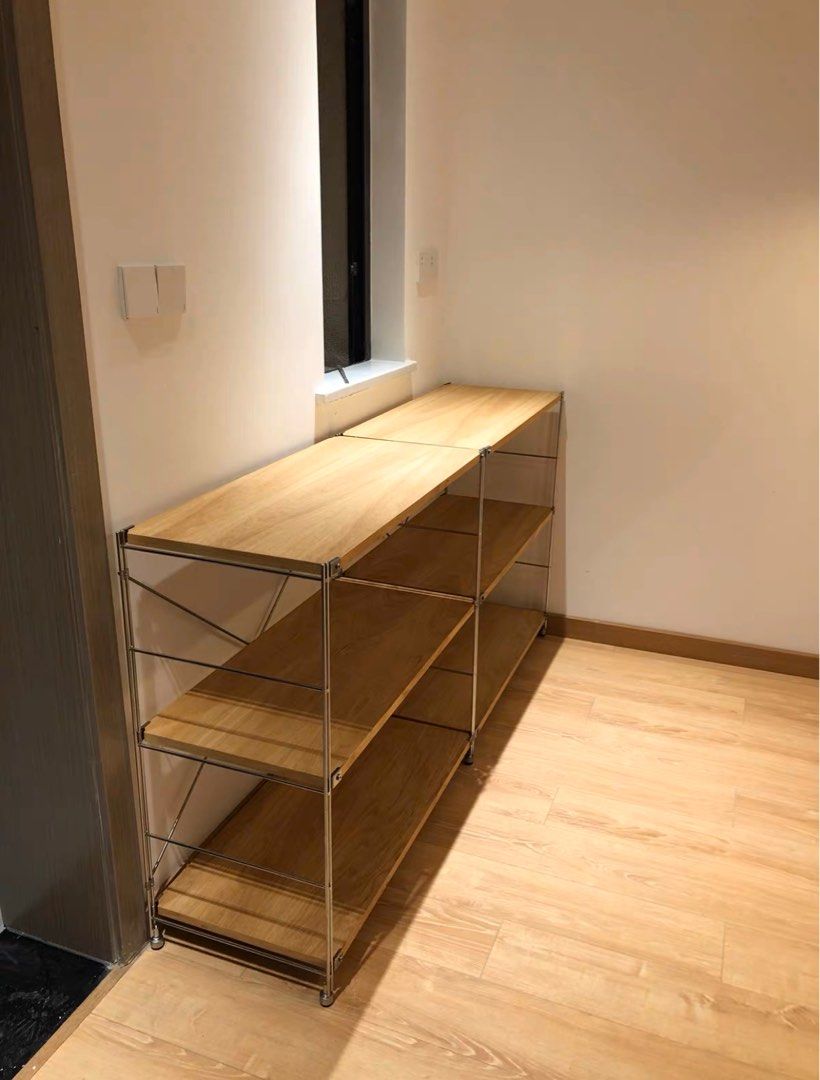 INS - Muji Style Wooden 3 Level Shelf Unit, Furniture & Home Living ...