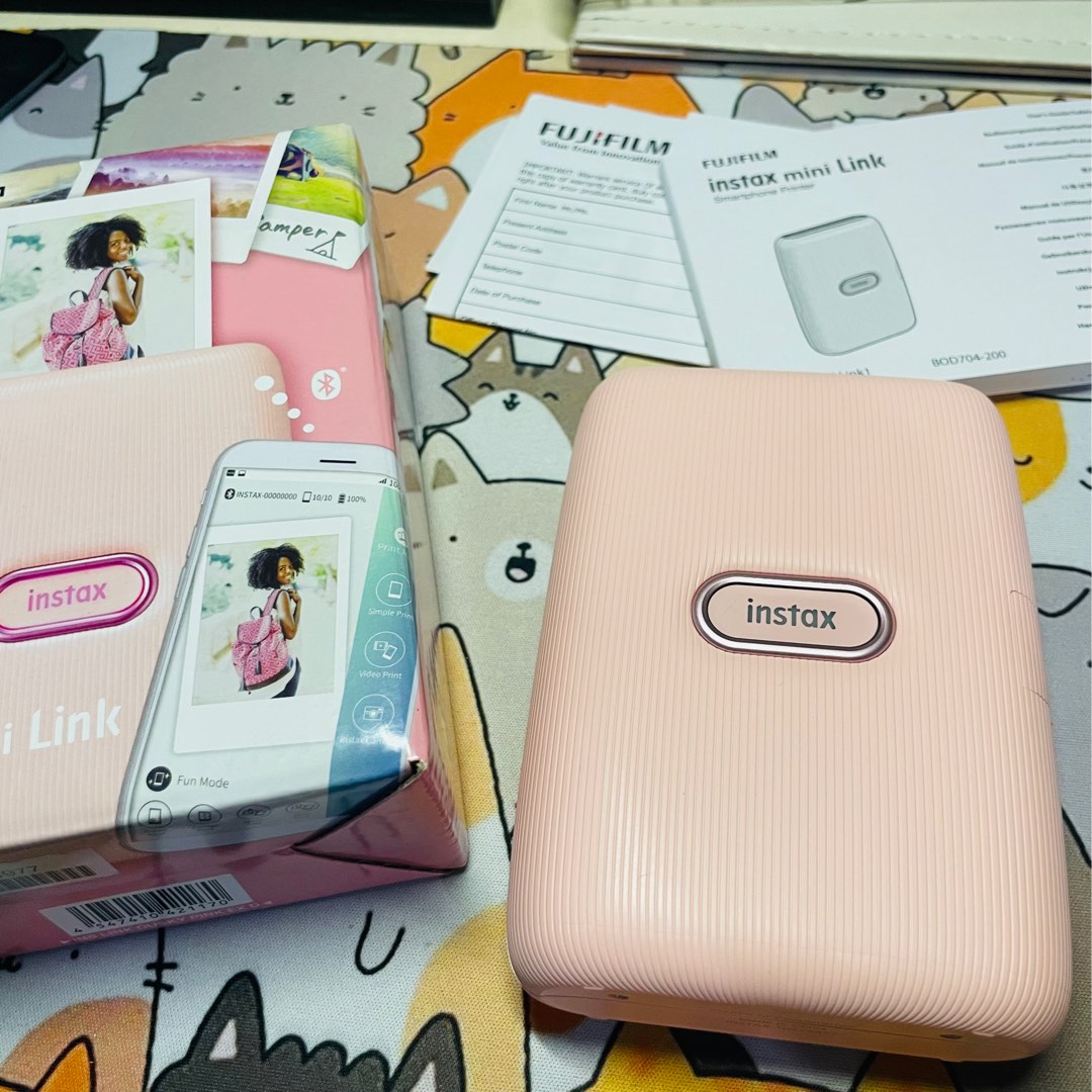 Instax Mini Link - Dusky Pink, Computers & Tech, Printers, Scanners ...