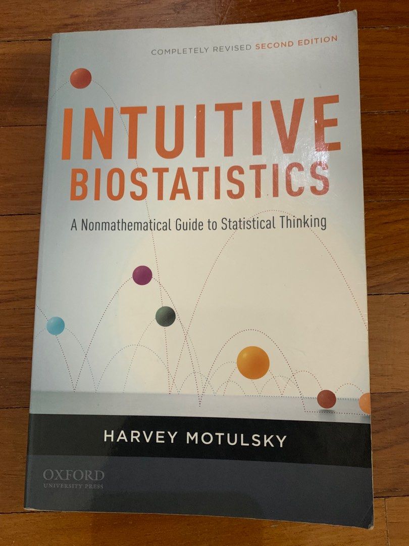 Intuitive Biostatistics 2nd Ed, Hobbies & Toys, Books & Magazines ...