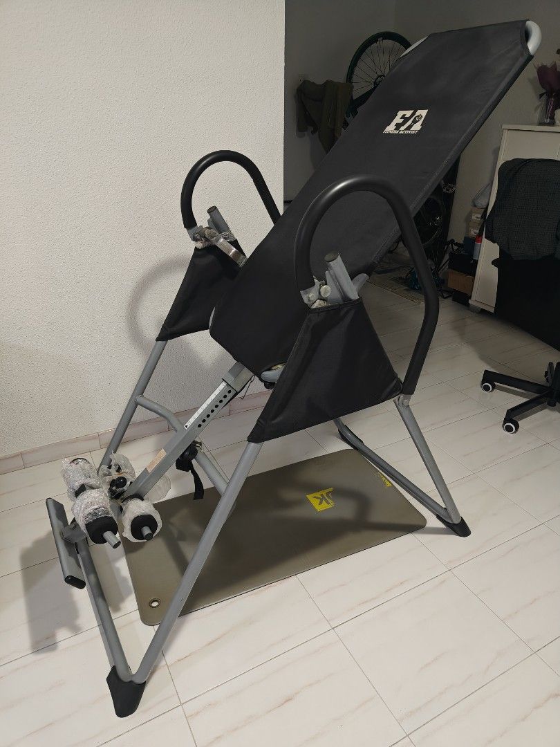 Inversion Table, Lower Back pain traction relief, Sports Equipment ...