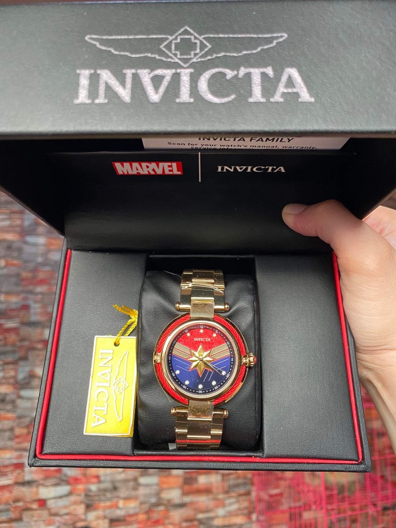 INVICTA Capt. Marvel, Women's Fashion, Watches & Accessories, Watches ...