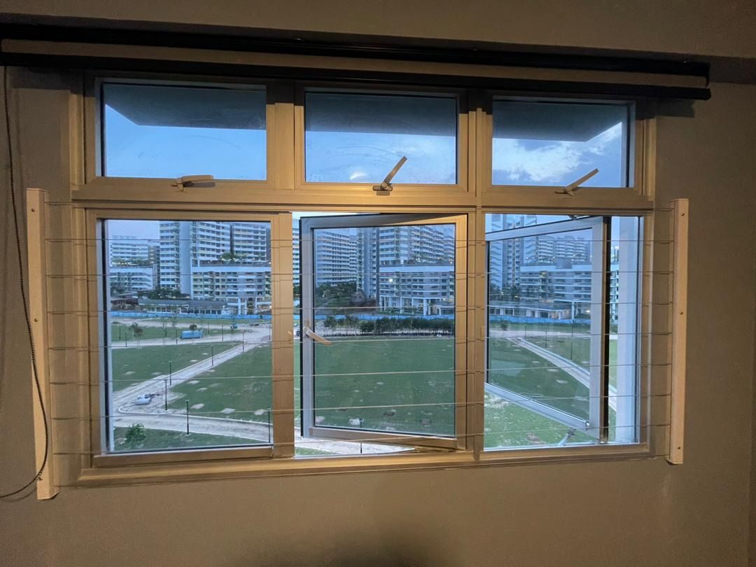 BTO Invisible Grilles/HDB Invisible Grilles/Aluminium Grilles/Fixed or ...
