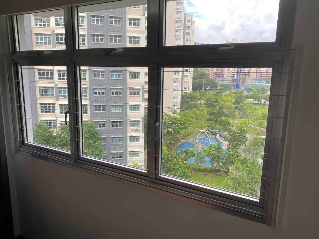 BTO Invisible Grille/HDB Invisible Grille/Fixed or Casement/Window ...
