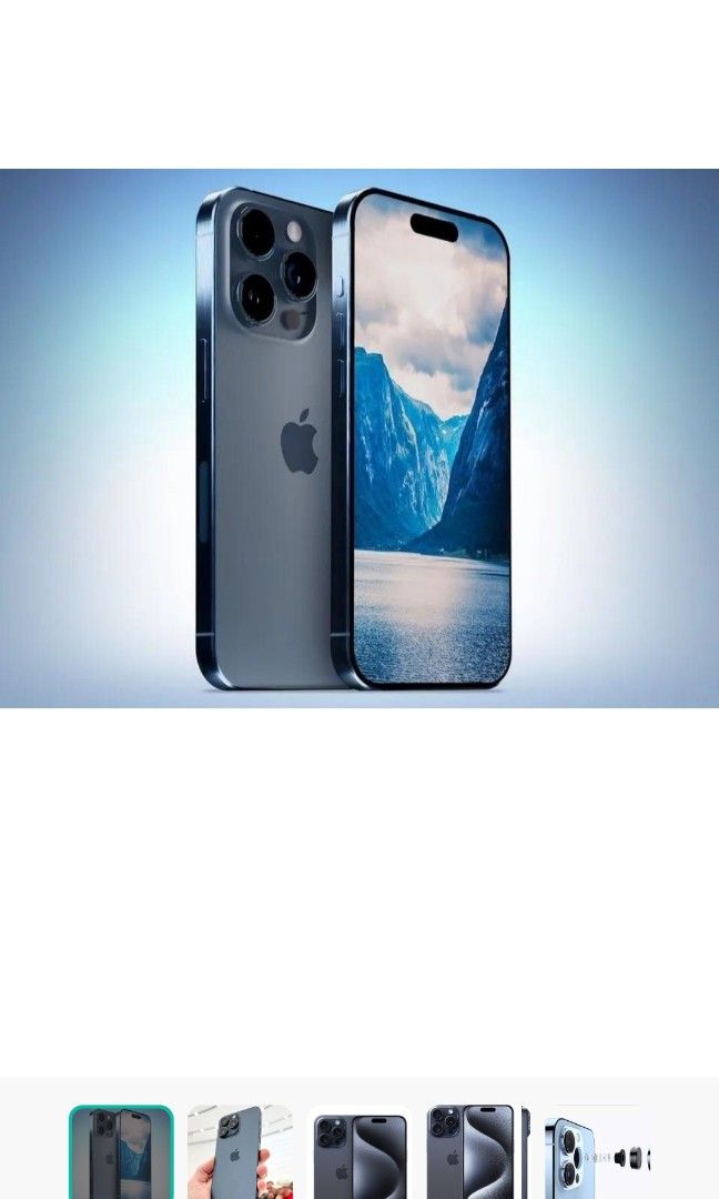 Iphone 15 Promax Blue Titanium 256 GB, Mobile Phones & Gadgets, Mobile ...