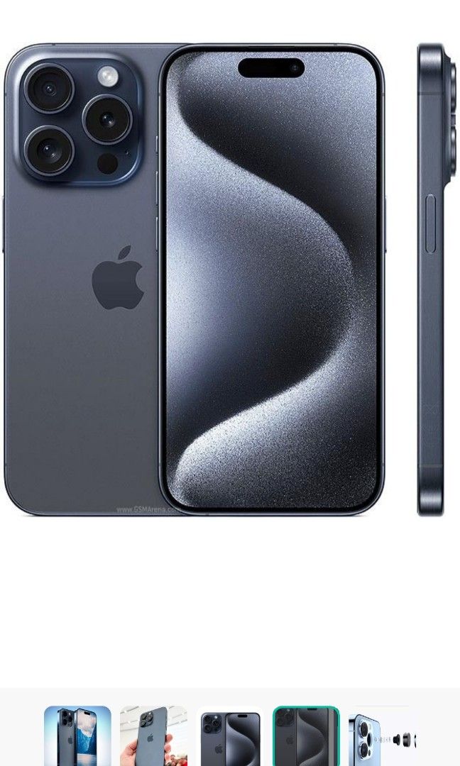 Iphone 15 Promax Blue Titanium 256 GB, Mobile Phones & Gadgets, Mobile ...