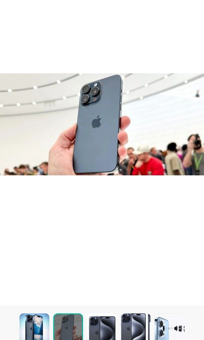 Iphone 15 Promax Blue Titanium 256 GB, Mobile Phones & Gadgets, Mobile ...