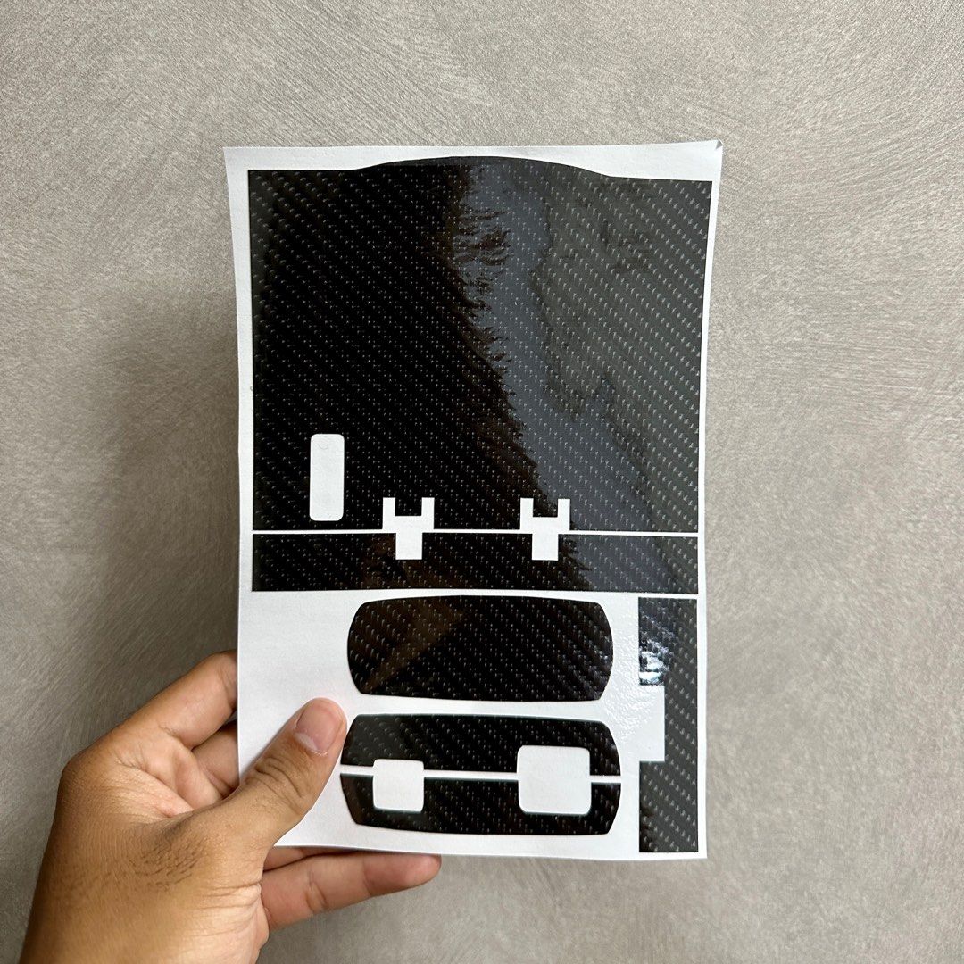 IU STICKER CARBON FIBER TWILL, Motorcycles, Motorcycle Accessories on ...