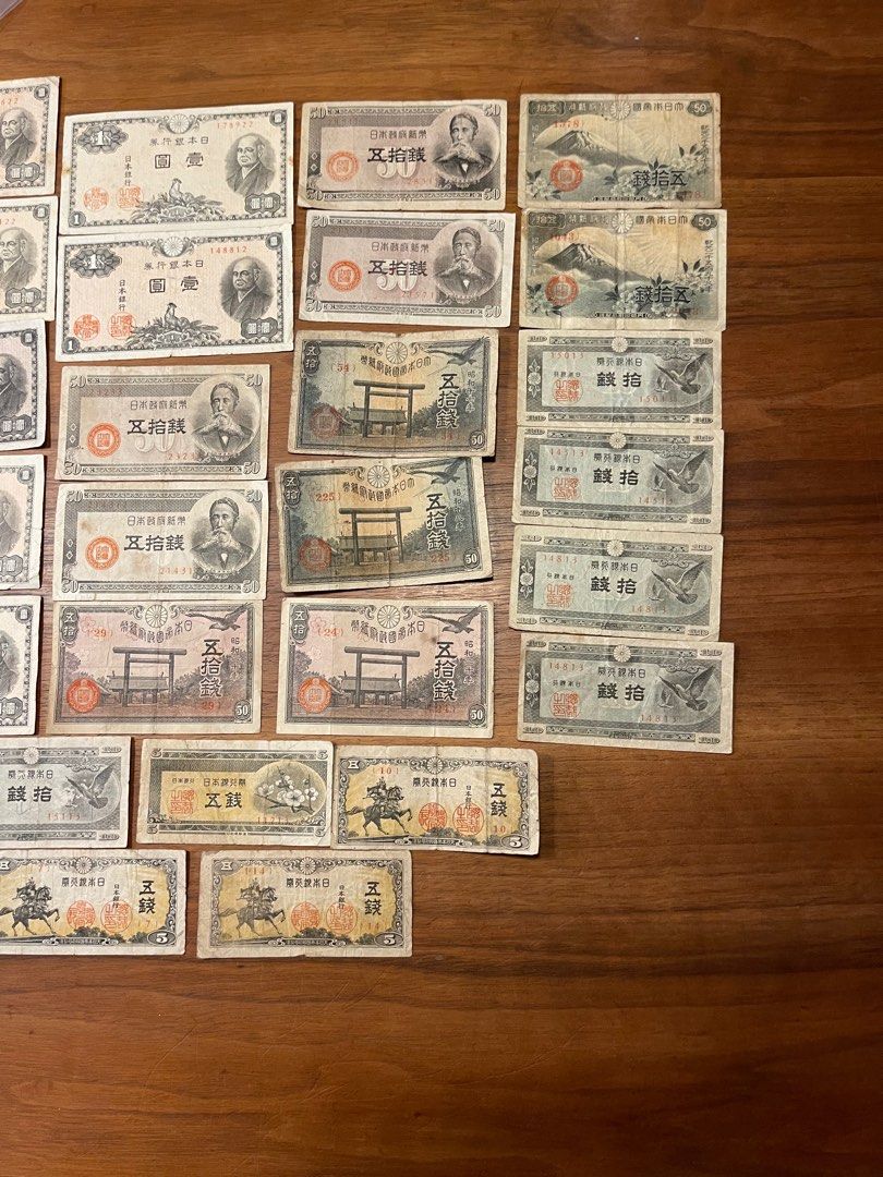 Japanese old notes (clearance), Hobbies & Toys, Memorabilia ...
