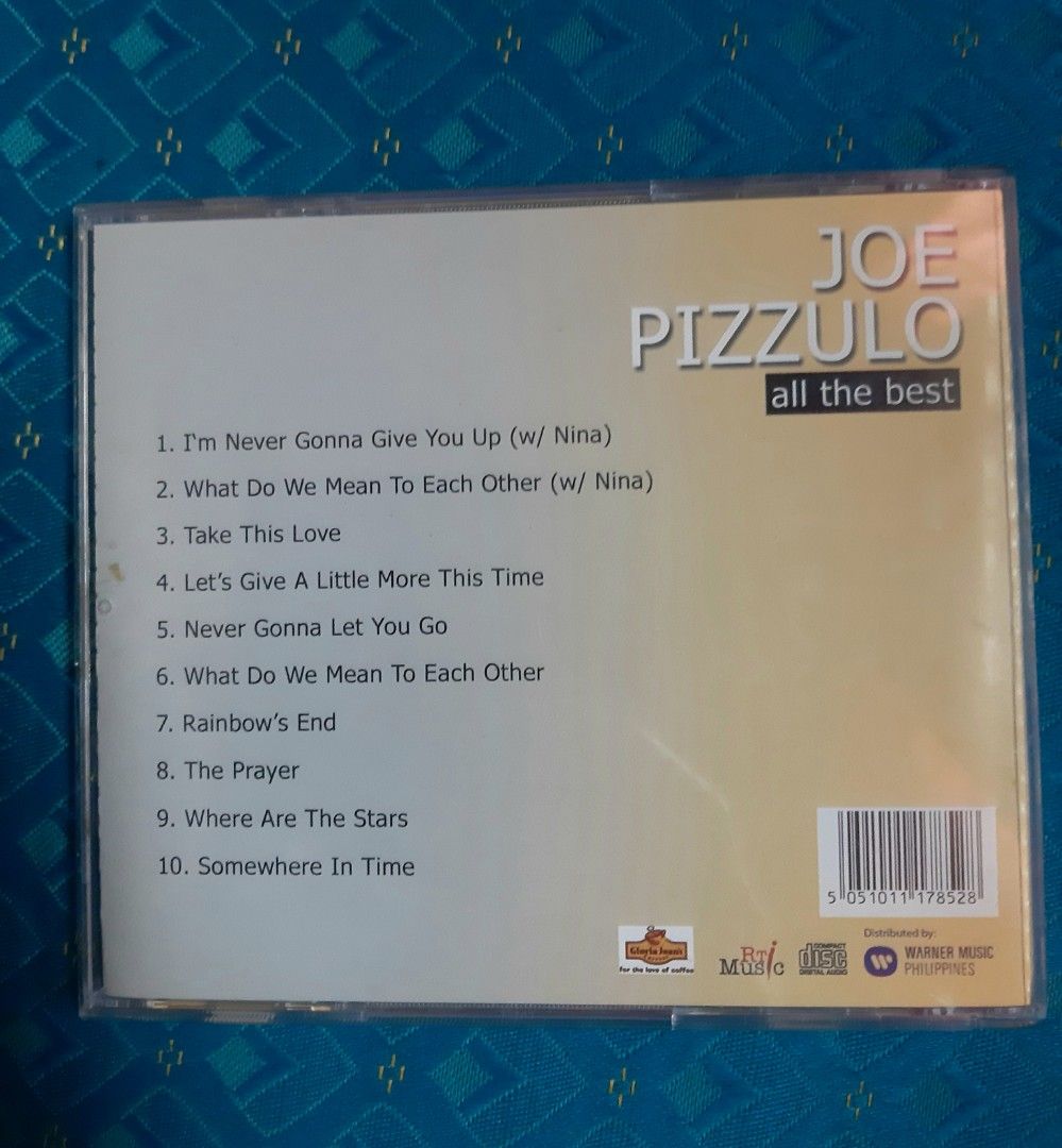 JOE PIZZULO...ALL THE BEST, Hobbies & Toys, Music & Media, CDs & DVDs ...