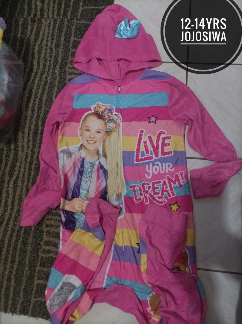 JOJO SIWA FROGSUITS OVERALL ONESIE, Babies & Kids, Babies & Kids ...