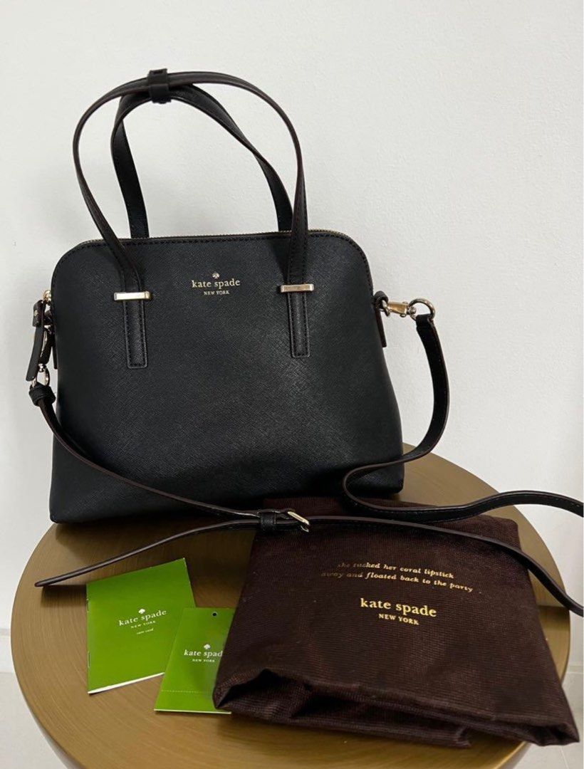 Kate Spade Cedar street Maise in black, Luxury, Bags & Wallets on Carousell