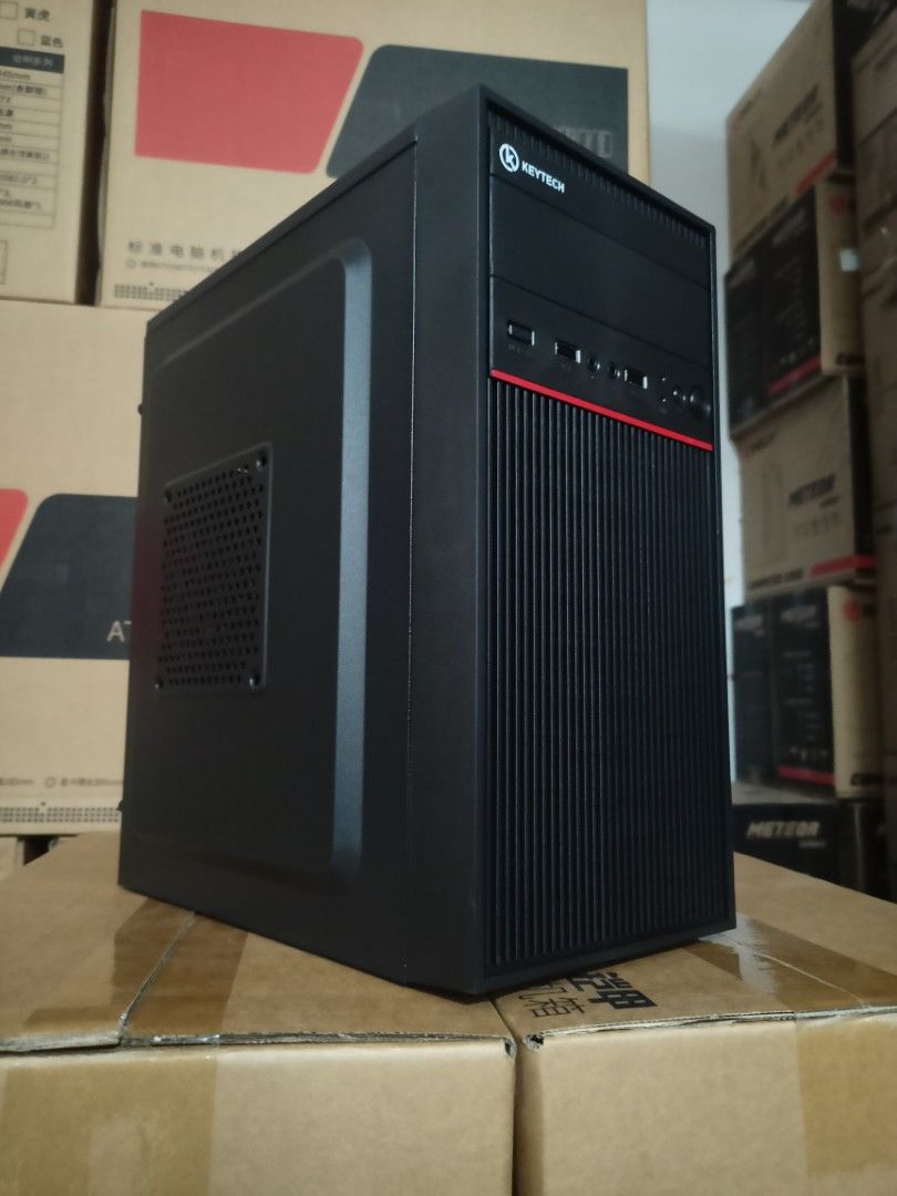 Keytech K2 ITX - MATX Computer Desktop Case/Chassis + 600W Power Supply ...