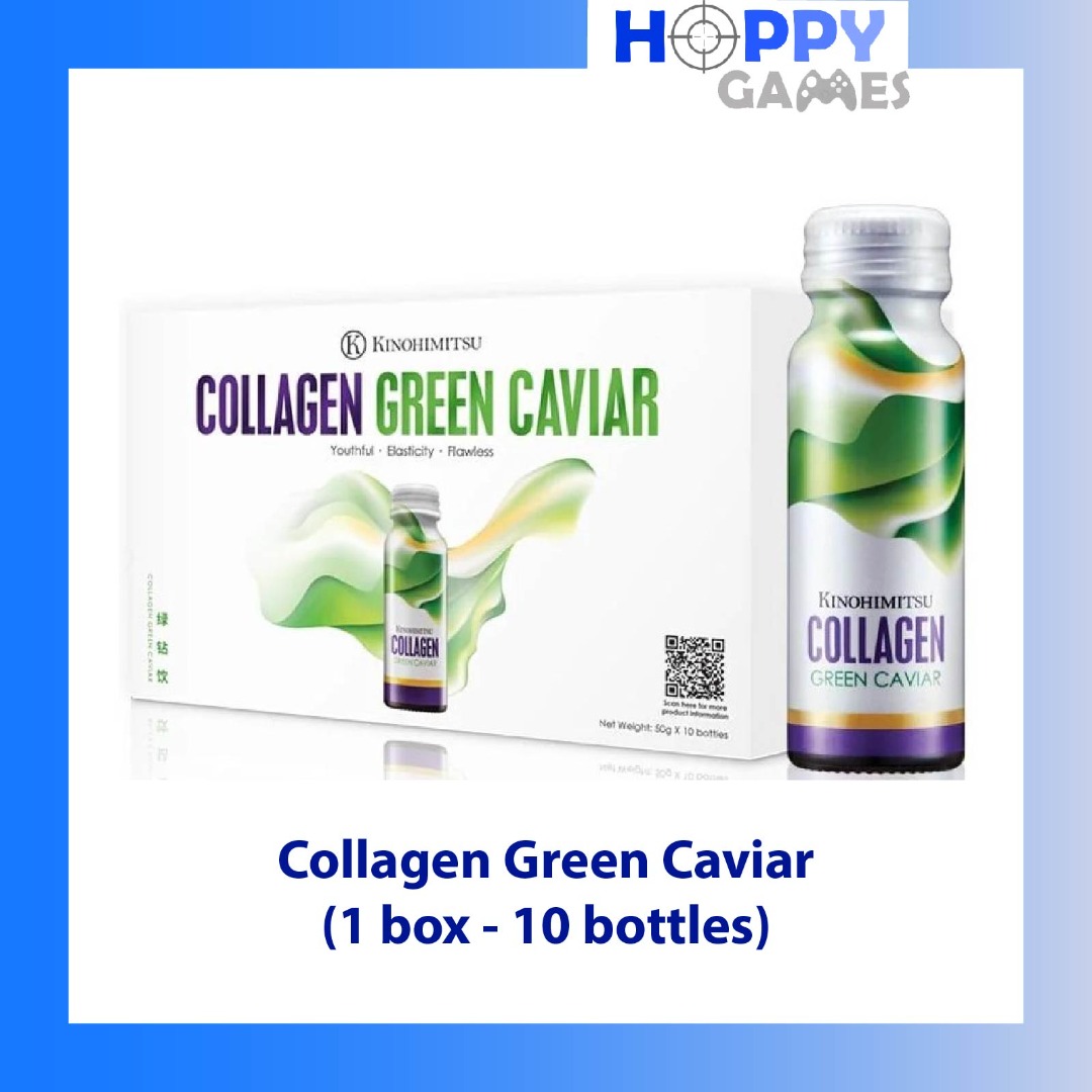 Kinohimitsu Collagen Green Caviar (10 bottles x 50ml each), Health ...