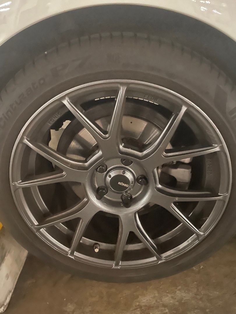 Konig Ampliform 5x112 Rims 18", Car Accessories, Tyres & Rims on Carousell