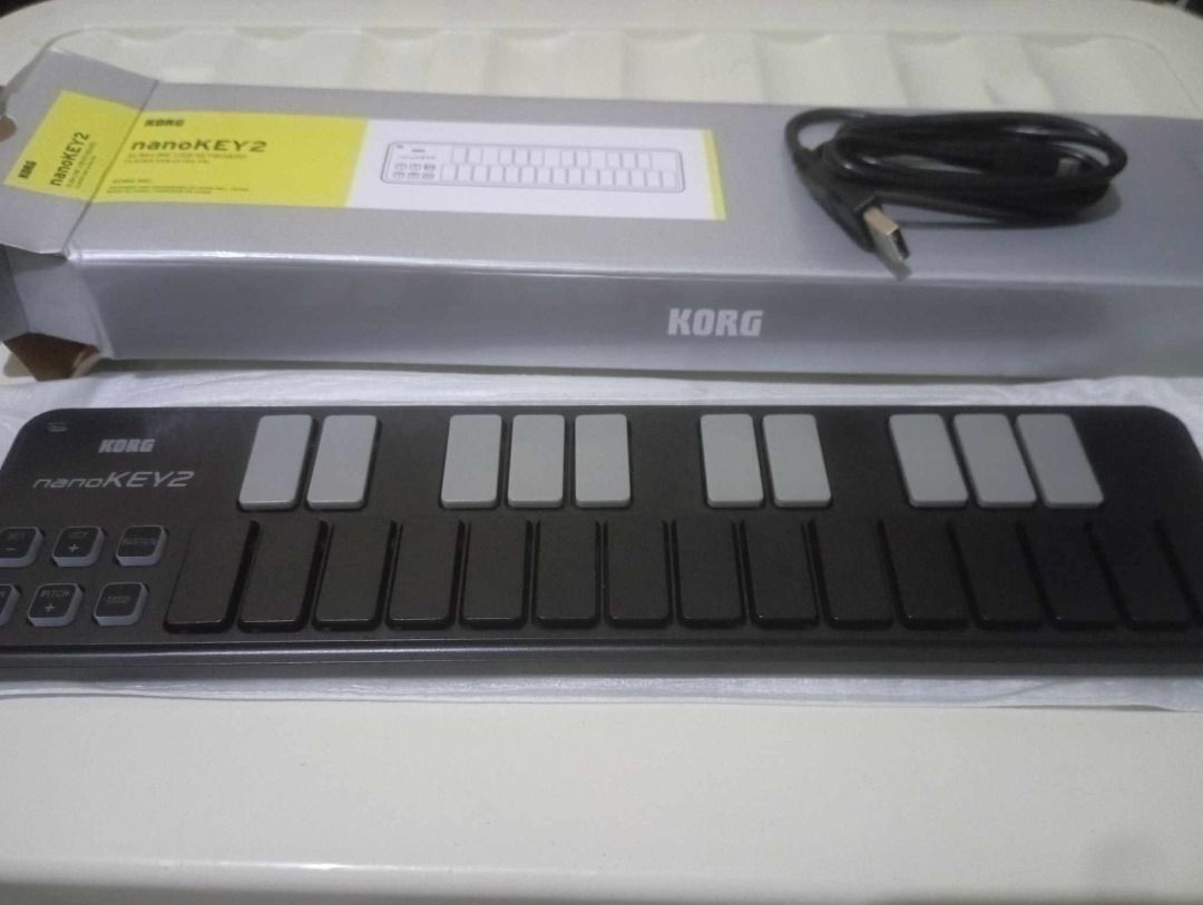 Korg nanoKEY 2 USB MIDI Controller, Hobbies & Toys, Music & Media, Musical Instruments on Carousell