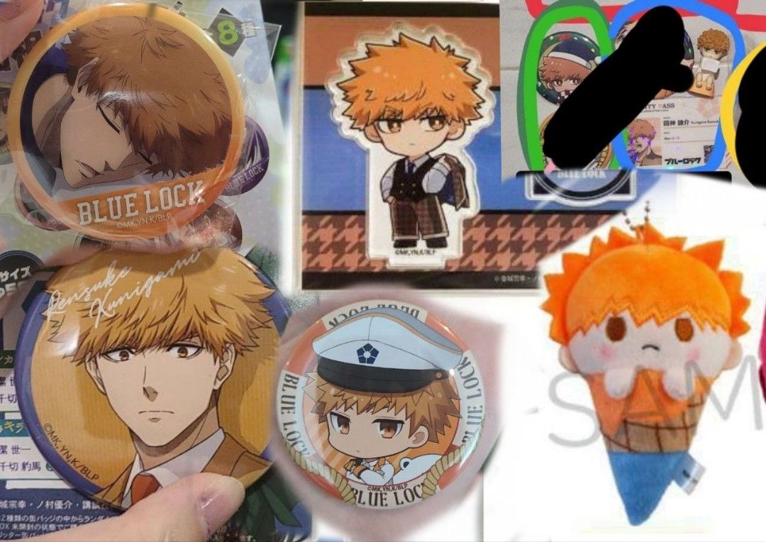 Kunigami rensuke Bluelock BLLK assorted merch, Hobbies & Toys ...