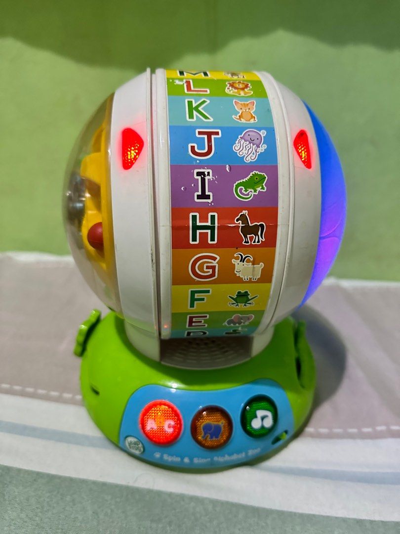 Leapfrog Spin the wheel animals, Hobbies & Toys, Toys & Games on Carousell