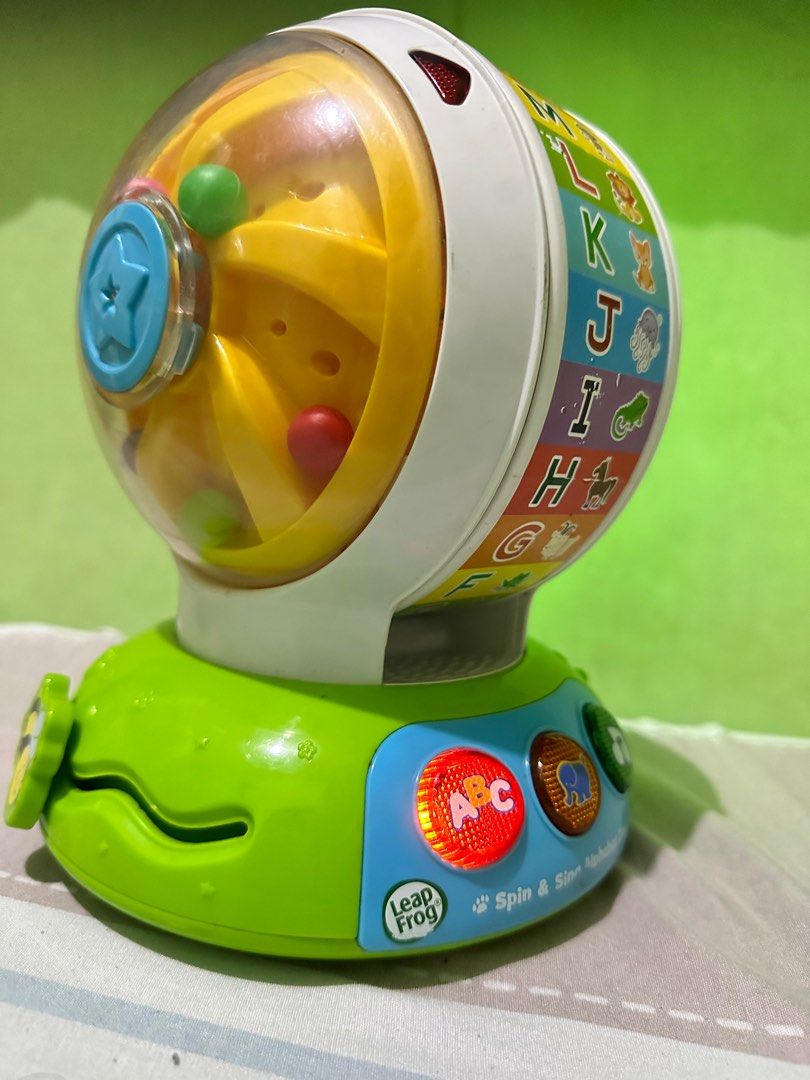 Leapfrog Spin the wheel animals, Hobbies & Toys, Toys & Games on Carousell