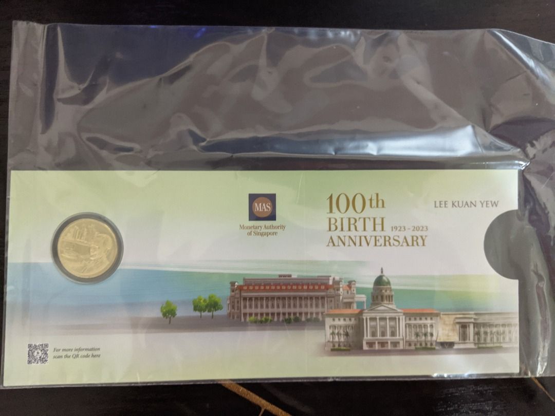 Lee Kuan Yew LKY 100th Birth Anniversary $10 coin, Hobbies & Toys ...