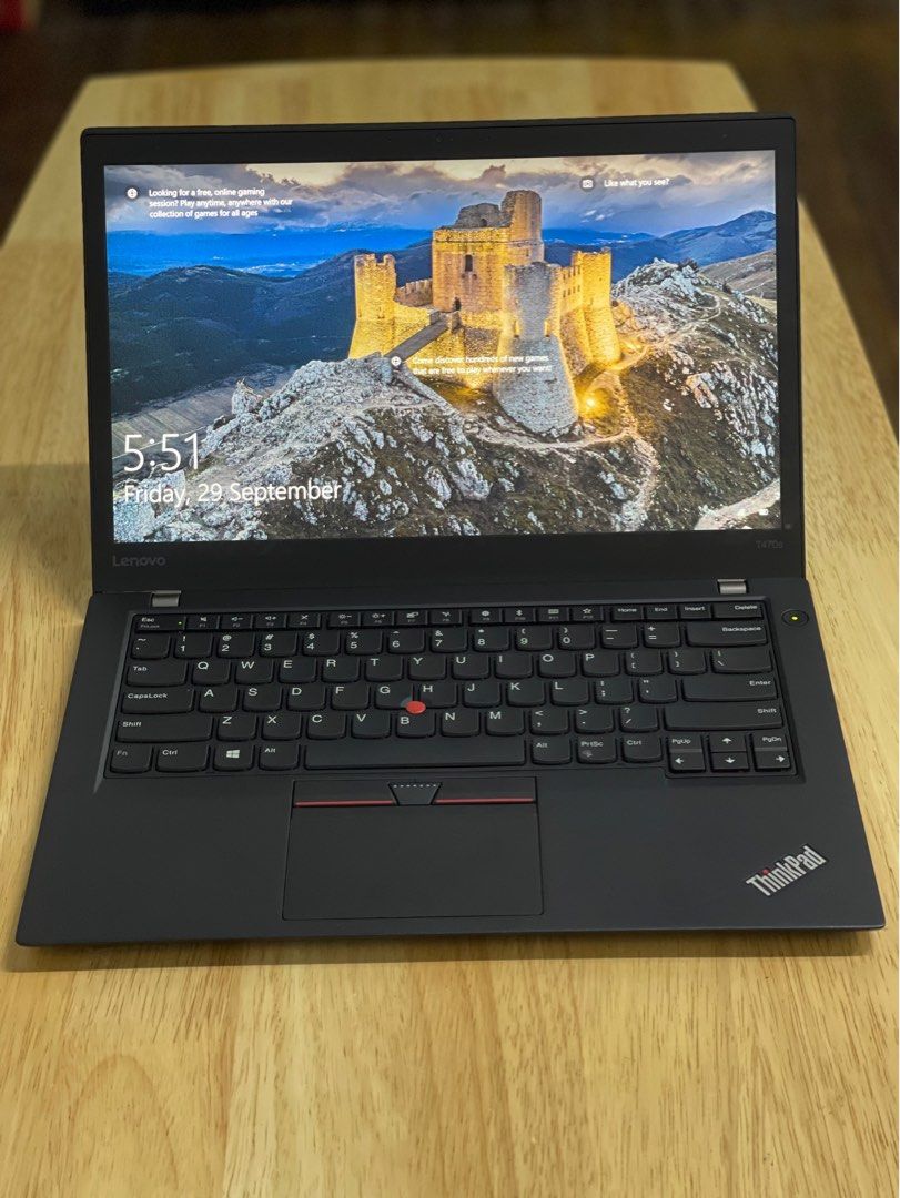LENOVO THINKPAD T470s ( INTEL CORE i5 -7TH GEN/8GB RAM/256GB SSD ...
