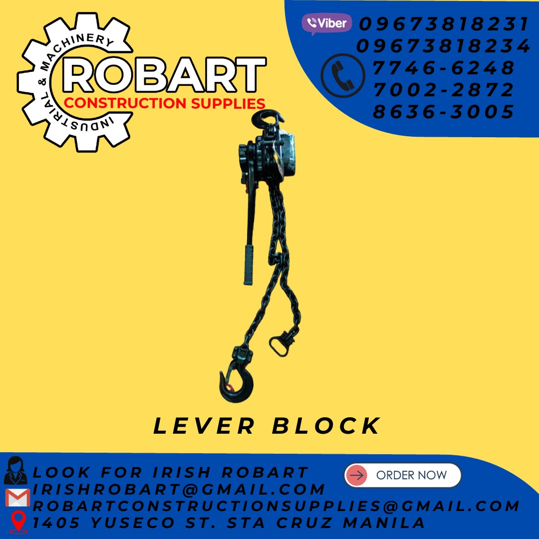 Lever Block, Commercial & Industrial, Construction Tools & Equipment on ...