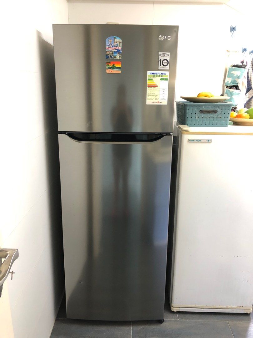 LG 311L Top Freezer Smart Inverter Compressor Refrigerator, 家庭電器, 廚房電器 ...