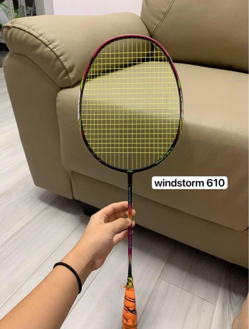 Lining Windstorm Badminton Rackets, Sports Equipment, Sports & Games ...