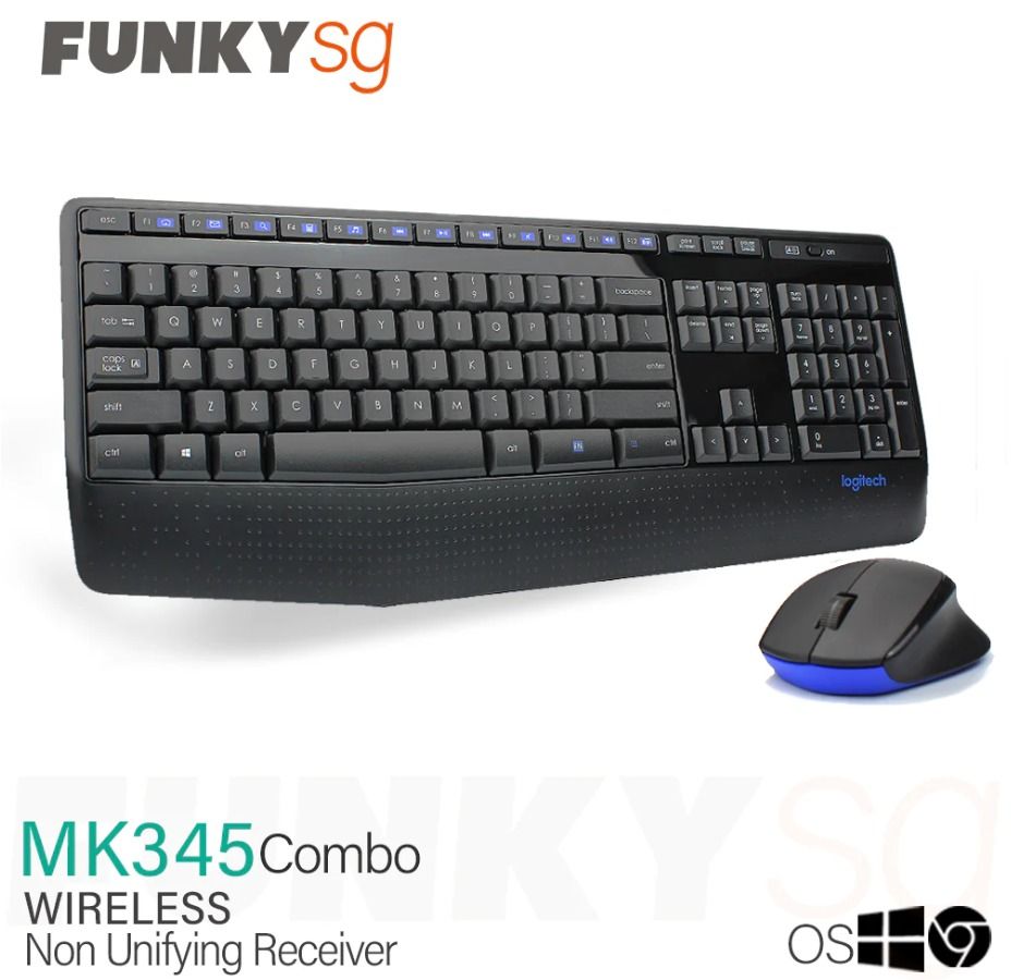 Logitech Comfort Mk345 Wireless Keyboard And Mouse Combo Computers And Tech Parts And Accessories