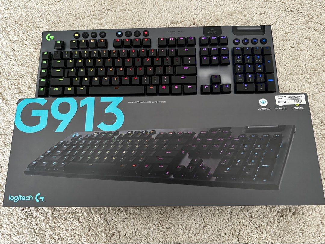 Logitech G913 Gaming Keyboard, Computers & Tech, Parts & Accessories ...
