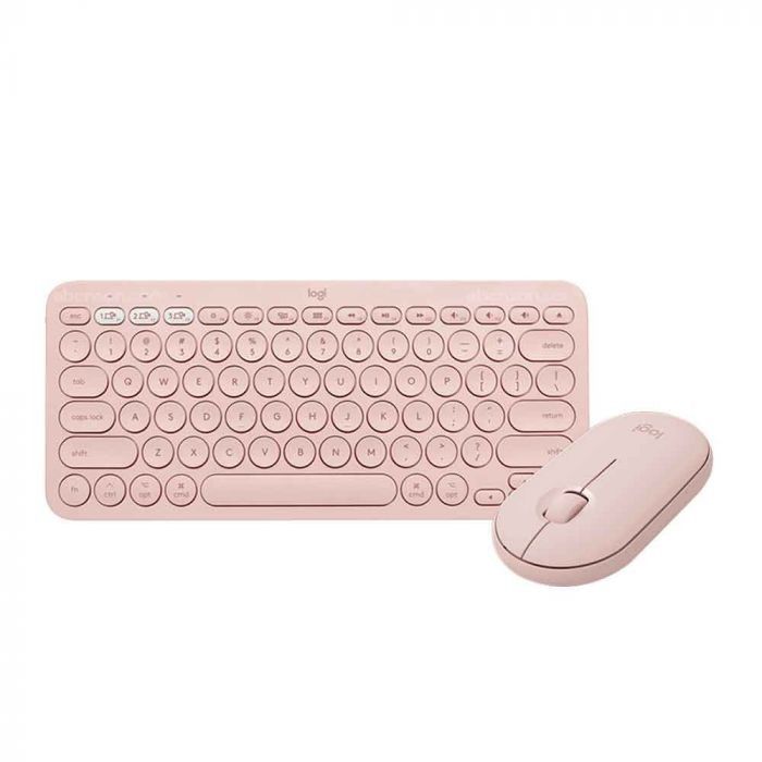 Logitech K380 Keyboard And M350 Pebble Mouse Pink Computers And Tech Parts And Accessories