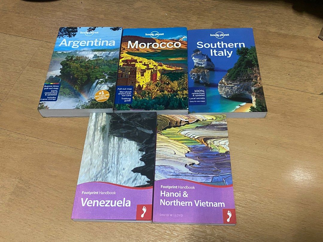 Lonely planet Footprint travel guides, Hobbies & Toys, Books ...