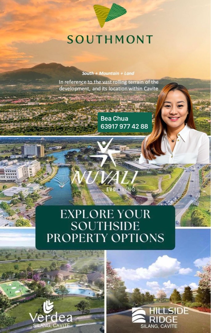 Residential Lot For Sale in Silang Tagaytay Verdea Southmont Hillside ...