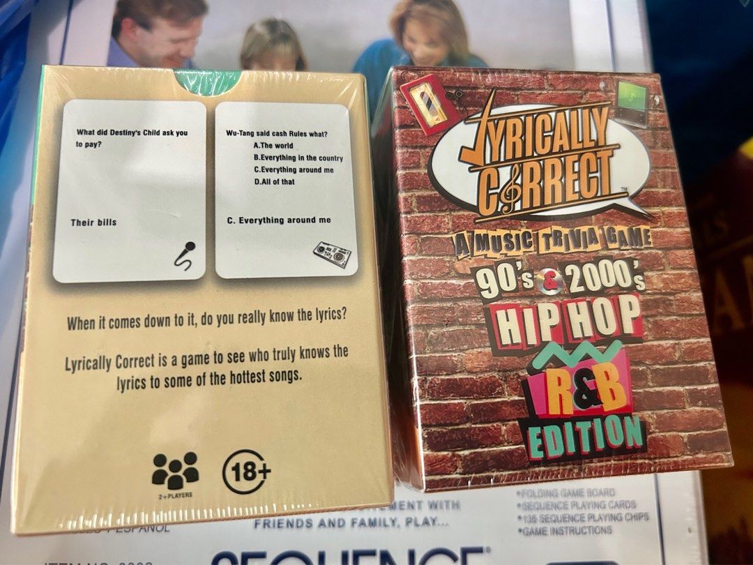 Lyrically Correct - Card Game, Hobbies & Toys, Toys & Games on Carousell