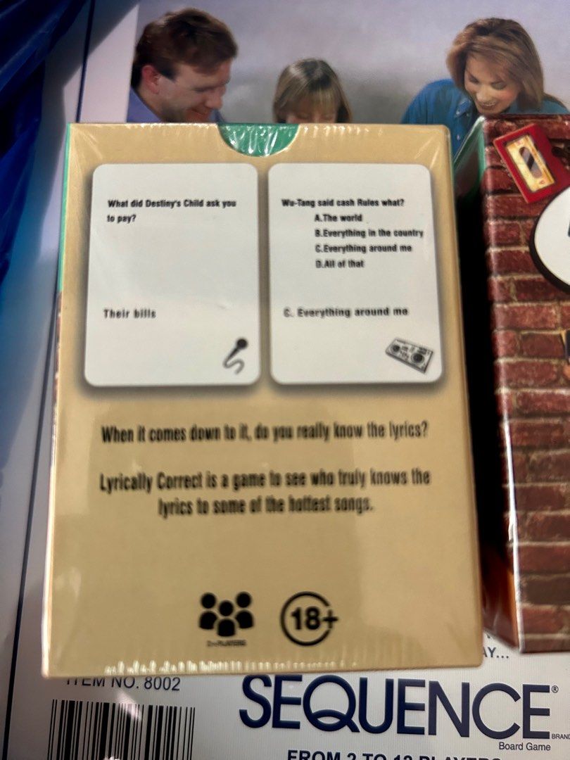 Lyrically Correct - Card Game, Hobbies & Toys, Toys & Games on Carousell