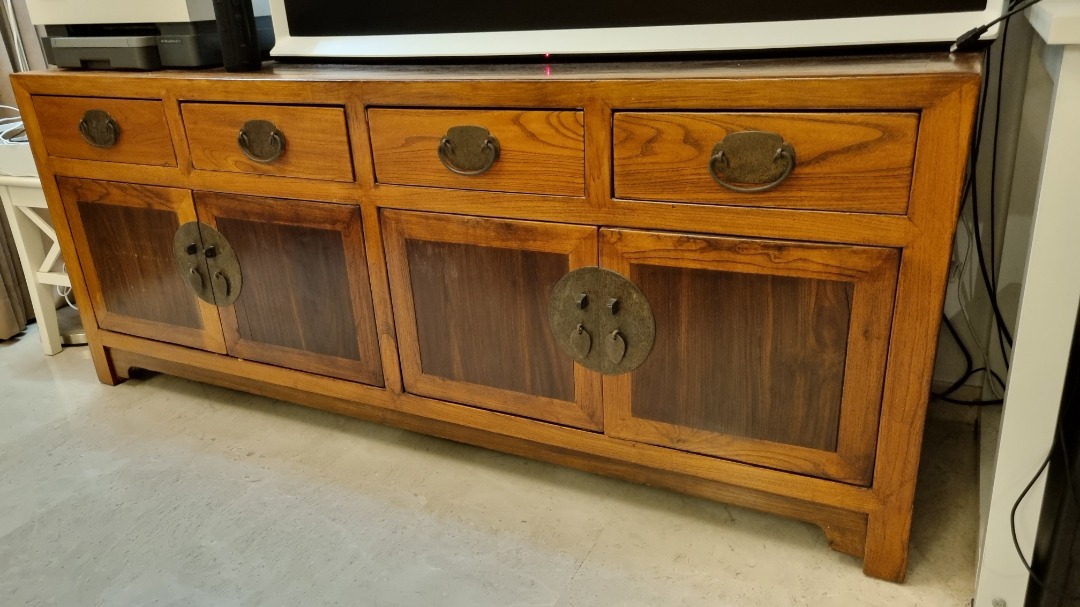 Magnificent Chinese style TV Console with storage, Furniture & Home ...