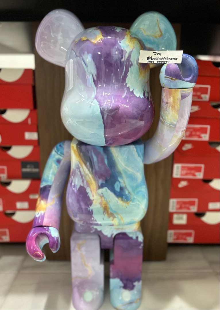 Marble Bearbrick 1000%, Hobbies & Toys, Toys & Games on Carousell