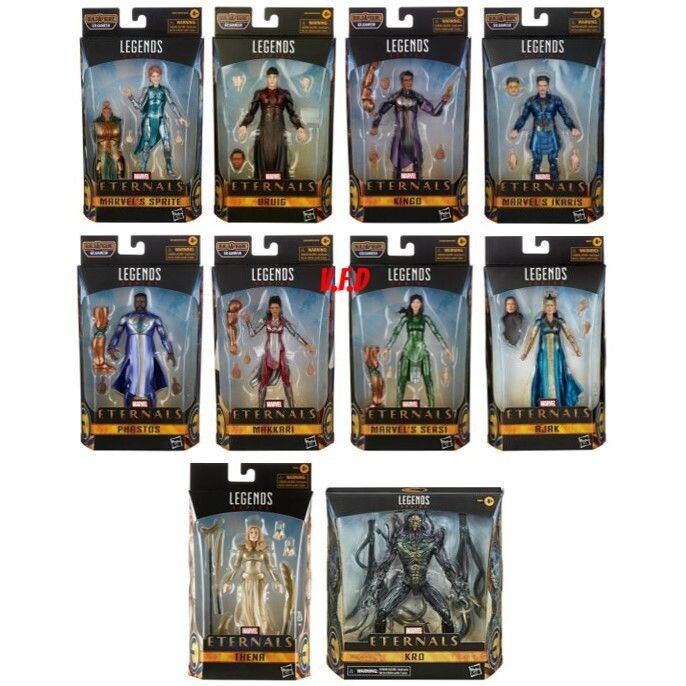 Marvel Legends Eternals Set of 11 ( 10 + BAF), Hobbies & Toys, Toys ...