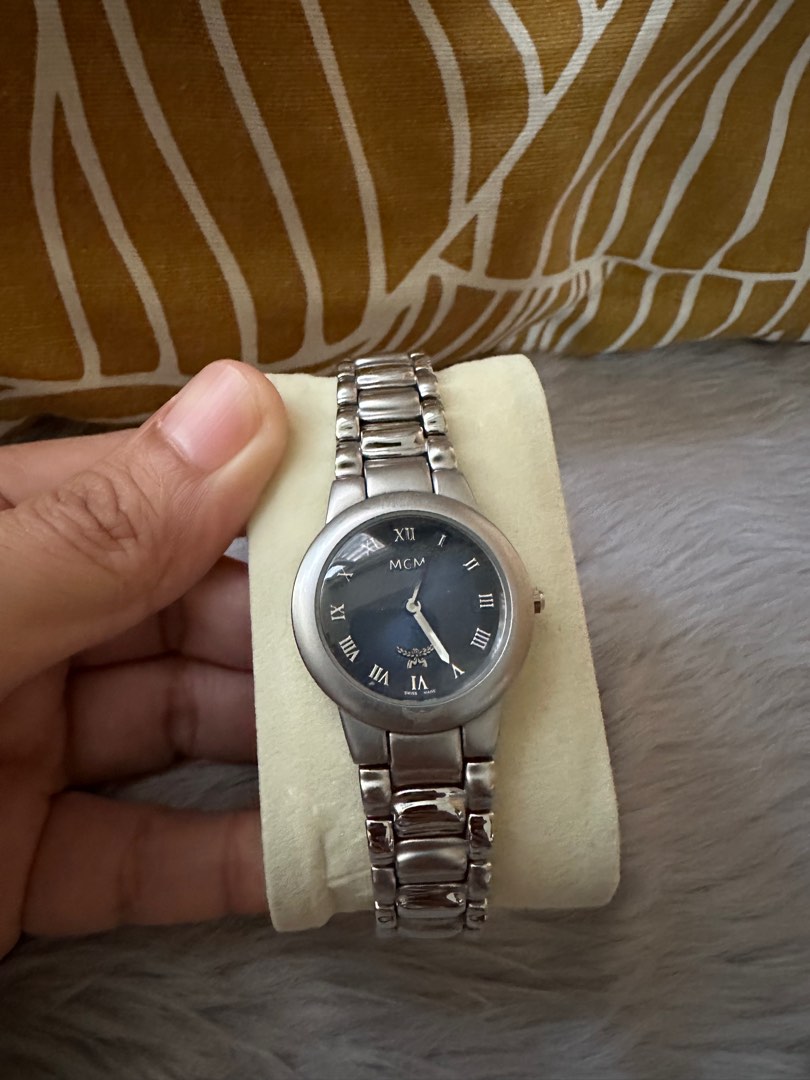 *MCM Ladies Watch - Navy Blue face*, Luxury, Watches on Carousell