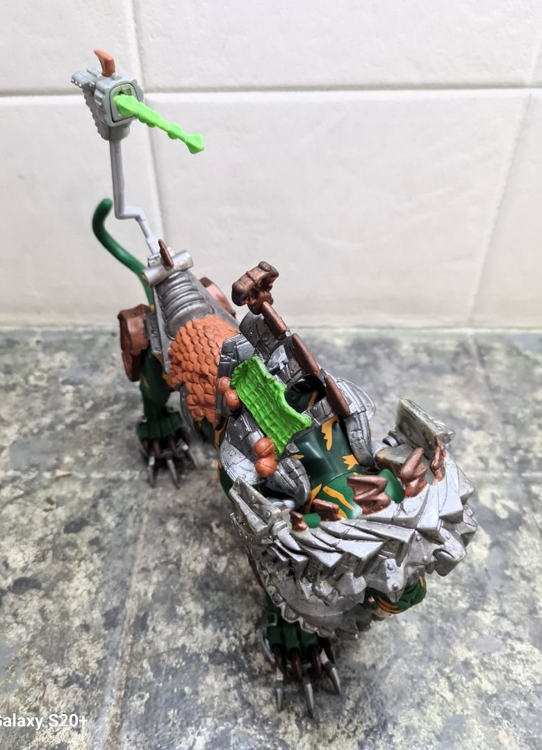 MECHA-BITE BATTLE CAT (Custom Painted Armor) - 2003 Mattel 200X MOTU Vs ...