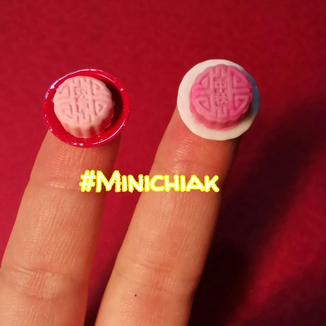 Miniature Mooncakes Limited Edition polymer clay, Hobbies & Toys ...