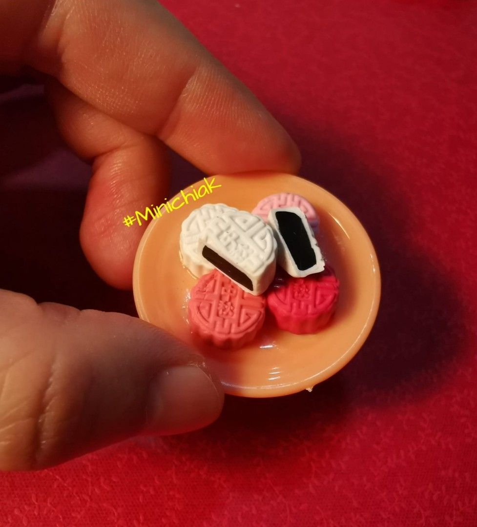 Miniature Mooncakes Limited Edition polymer clay, Hobbies & Toys ...