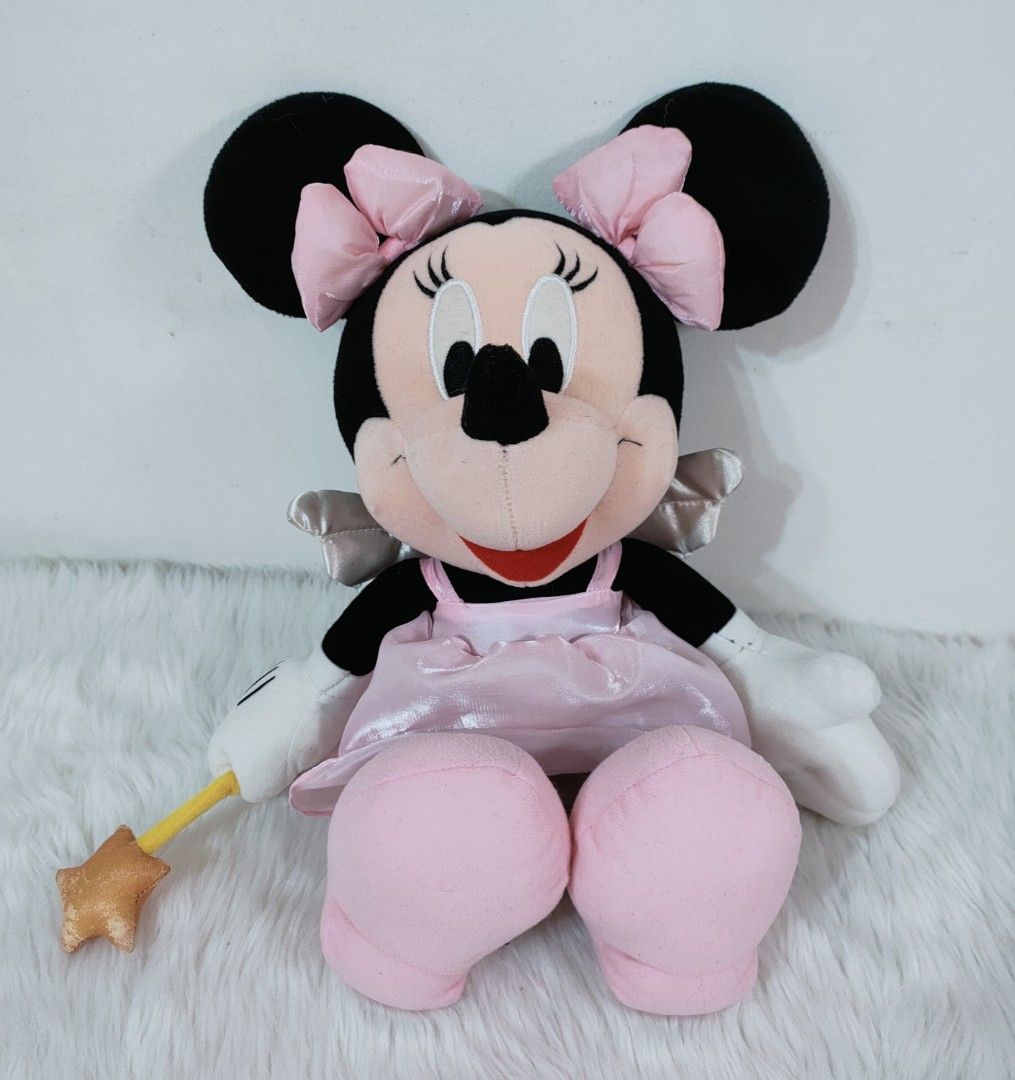 Minnie Mouse Pink Angel Plush, Hobbies & Toys, Toys & Games on Carousell